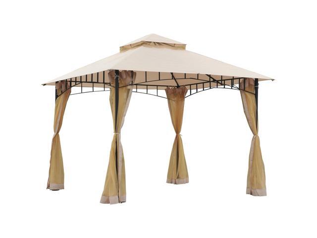 Click here for Aosom 10 x 10 Outdoor Patio Gazebo Canopy Tent wit... prices