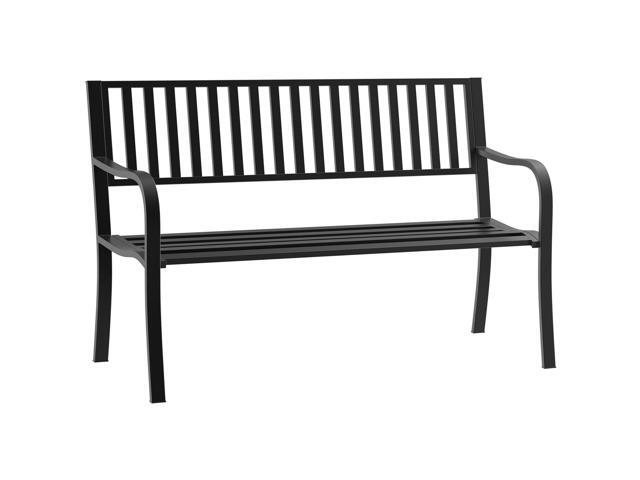 Click here for Aosom 50 Outdoor Garden Bench  Patio Bench with Sl... prices