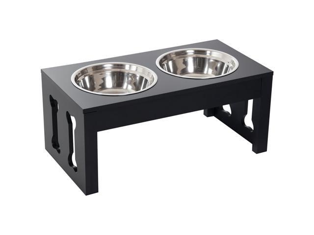 Click here for Aosom 23 Modern Decorative Raised Dog Bowls  Woode... prices