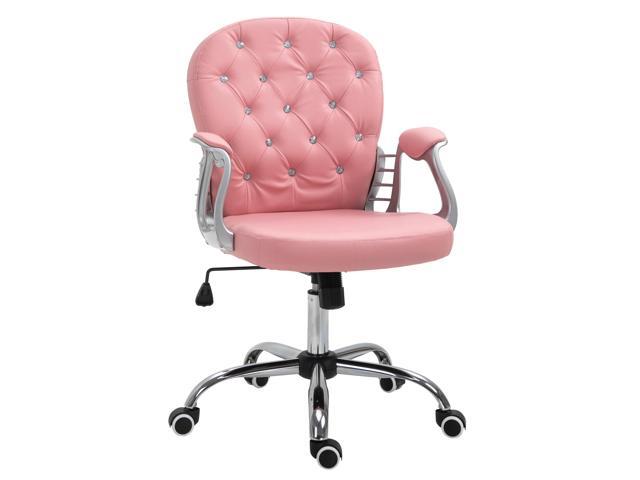 Click here for Aosom PU Leather Home Office Chair  Button Tufted... prices