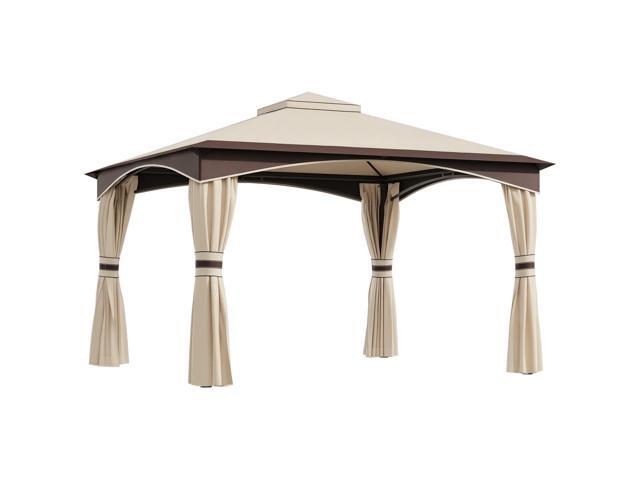 Click here for Aosom 10 x 12 Outdoor Gazebo with Netting  Patio G... prices