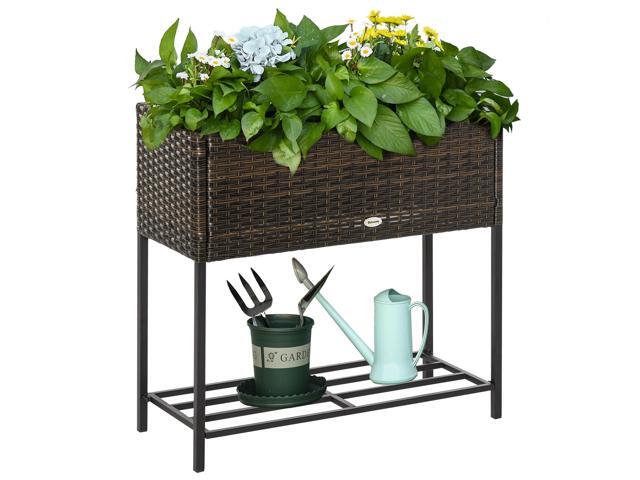 Click here for Aosom Raised Garden Bed  Elevated Planter Box with... prices
