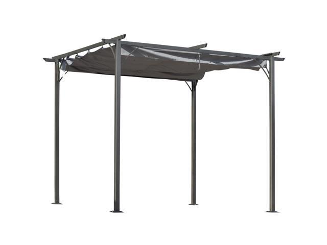 Click here for Aosom 10 x 10 Outdoor Retractable Pergola Canopy... prices