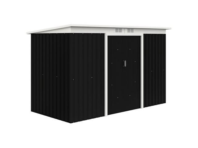 Click here for Aosom 9 x 4 Metal Outdoor Storage Shed  Tool House... prices