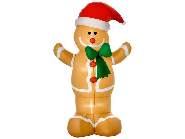Click here for Aosom 6ft Christmas Inflatable Gingerbread Man  Ou... prices