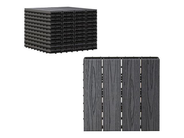 Click here for Aosom Interlocking Deck Tiles  Pack of 11 Outdoor... prices