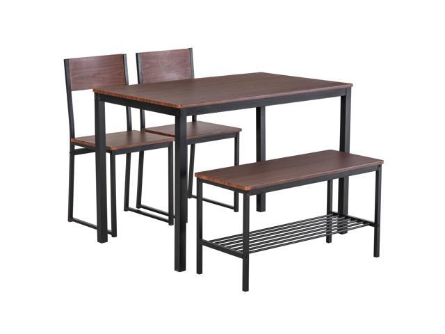 Click here for Homcom Wooden Kitchen Table and Chair Furniture wi... prices