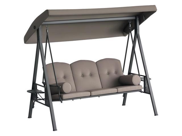 Click here for Aosom 3-Seat Patio Swing Chair  Outdoor Porch Swin... prices