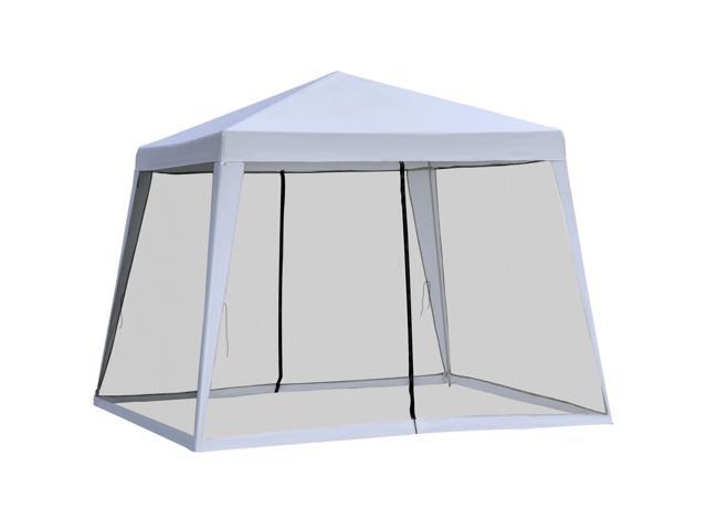 Click here for Aosom 10x10 Outdoor Canopy Tent  Slant Leg Sun She... prices