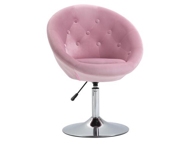 Click here for Aosom Modern Makeup Vanity Chair Round Tufted Swiv... prices