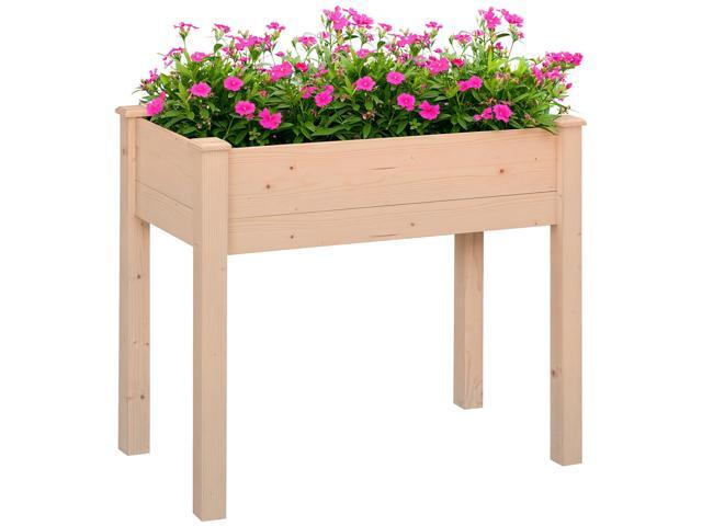 Click here for Aosom Raised Garden Bed with Legs  34 x 18 x 30  E... prices