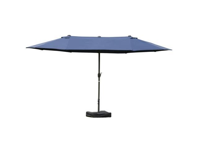 Click here for Aosom Double-Sided Patio Umbrella  Rust-Resistant... prices