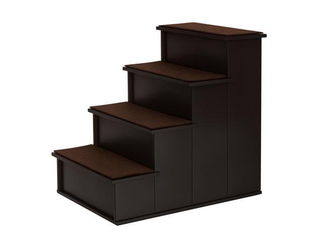 Click here for Aosom Pet Stairs  Small Pet Steps with Cushioned R... prices