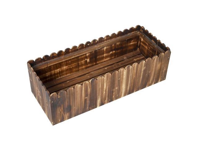 Click here for Aosom 40 x 16 x 12 Raised Planter Box Garden Scall... prices