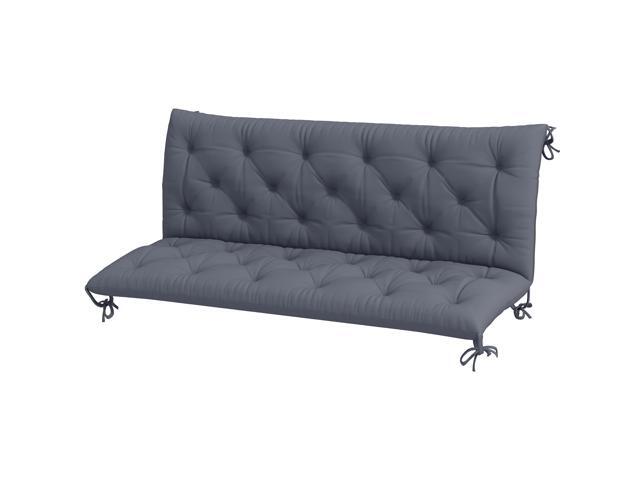 Click here for Aosom 59 x 38 Tufted Bench Cushion for Outdoor Fur... prices