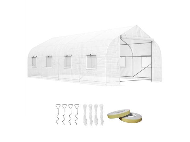 Click here for Aosom Walk In Tunnel Greenhouse  Portable Outdoor... prices