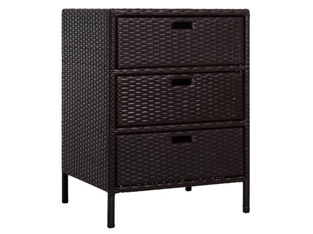 Click here for Aosom Patio PE Rattan Storage Cabinet  Wicker Pool... prices