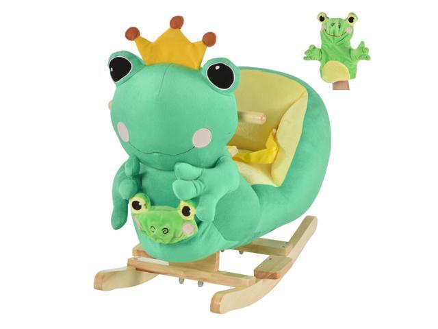 Click here for AosomQaba Kids Ride-On Rocking Horse Toy Frog Styl... prices
