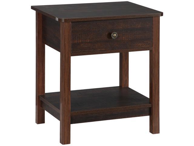 Click here for Homcom End Table with Drawer  Side Table with Bott... prices