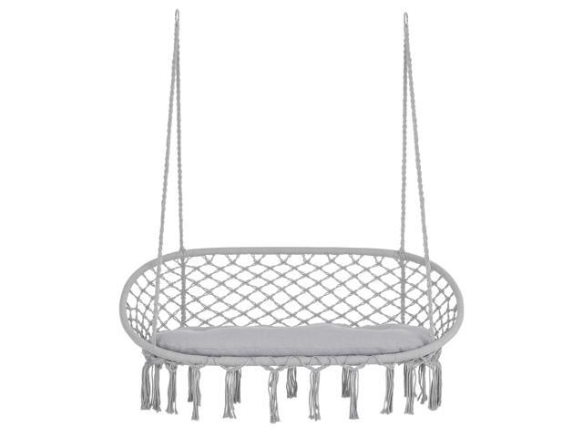 Click here for Aosom 2-Person Hammock Chair Macrame Swing with So... prices