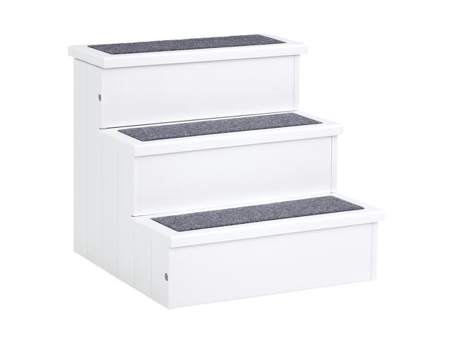 Click here for Aosom 3 Step Wooden Carpeted Non Slip Pet Stairs R... prices