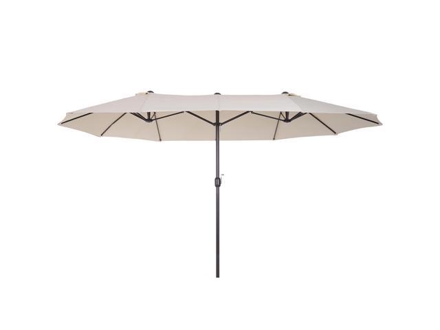 Click here for Aosom 15ft Patio Umbrella Double-Sided Outdoor Mar... prices