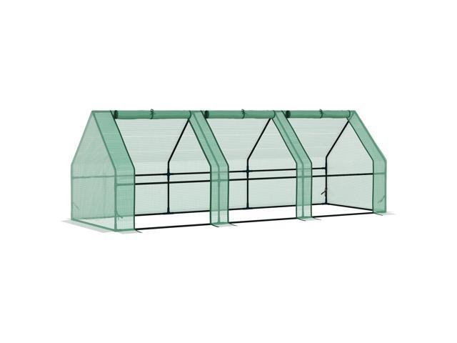 Click here for Outsunny 9 x 3 x 3 Portable Tunnel house Outdoor G... prices