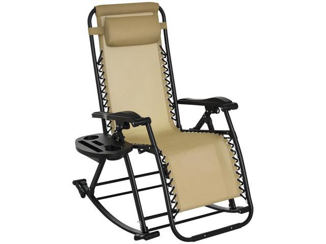 Click here for Aosom Outdoor Rocking Chairs  Foldable Reclining Z... prices