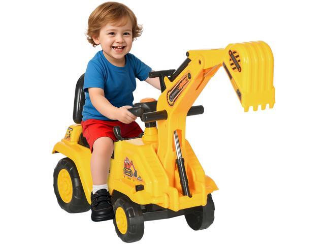 Click here for Aosom 2 in 1 Ride On Toy Digger Digger Tractor Pul... prices