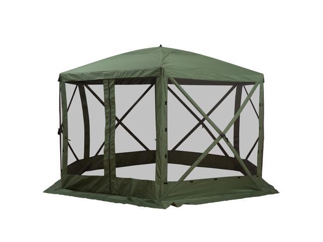 Click here for Aosom 6-Sided Hexagon Pop Up Party Tent Gazebo wit... prices