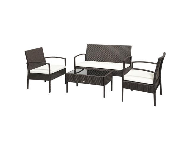Click here for Aosom Patio Furniture Set  4 Piece Indoor Outdoor... prices