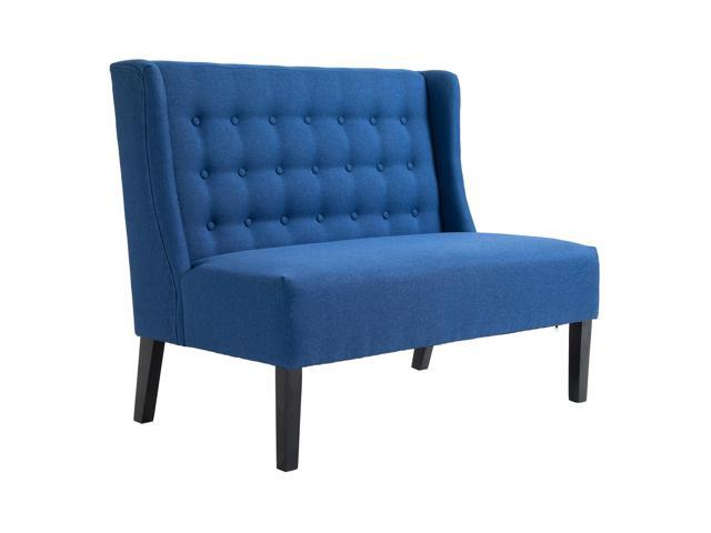 Click here for Aosom Wingback Double Sofa Linen Fabric Upholstery... prices