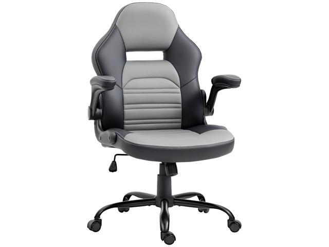 Click here for Aosom PU Leather Gaming Chair with Flip-up Armrest... prices