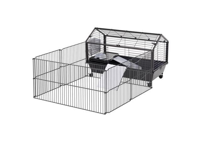 Click here for Aosom Rolling Metal Rabbit  Guinea Pig  or Small A... prices