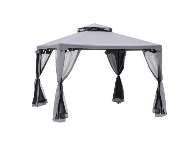 Click here for Aosom 9.6 x 9.6 Patio Gazebo  Outdoor Canopy Shelt... prices