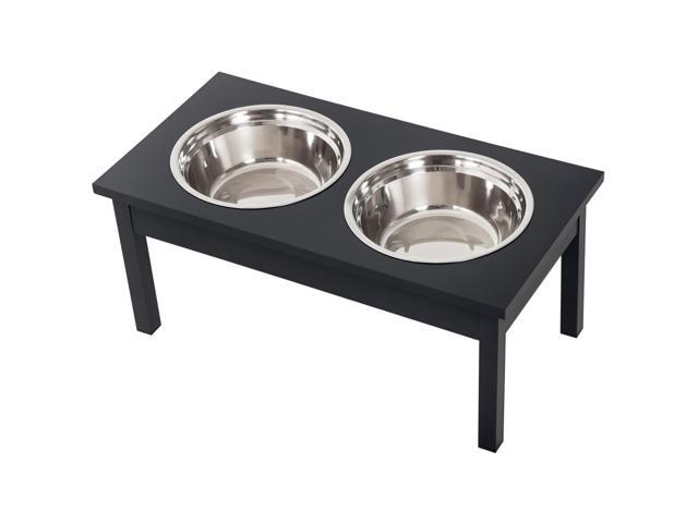 Click here for Aosom 23 Wooden Heavy Duty Dog Food Bowls Pet Elev... prices