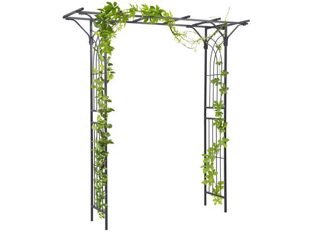 Click here for 7ft Garden Arch Arbor for Decorative Climbing Plan... prices