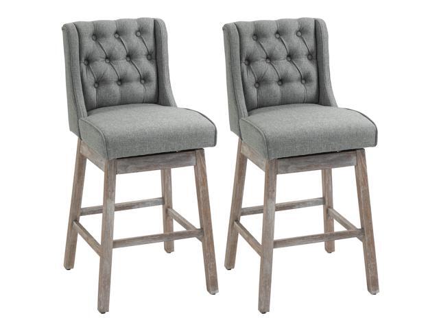 Click here for Aosom Bar Height Bar Stools Set of 2  180 Degree S... prices
