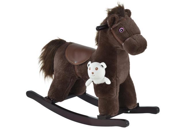 Click here for AosomQaba Kids Plush Ride-On Rocking Horse with Be... prices