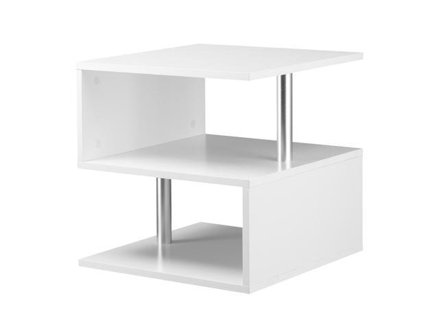 Click here for Aosom 20 Modern S-Shaped Multi-Level Accent End Ta... prices