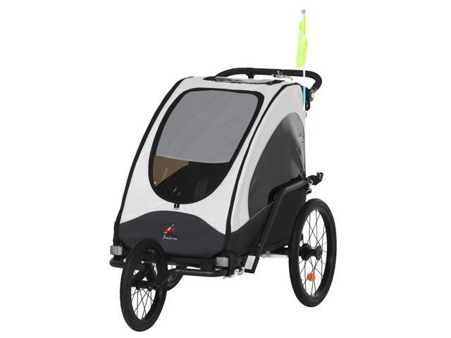 Click here for AosomAosom Bike Trailer for Kids 3 In1 Foldable Ch... prices