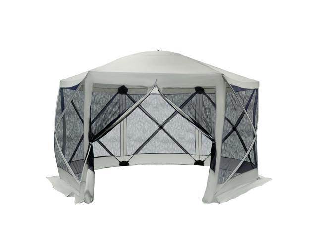 Click here for Aosom 6-Sided Hexagon Pop Up Party Tent Gazebo wit... prices