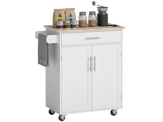 Click here for Aosom Kitchen Island Cart  Rolling Island Table wi... prices