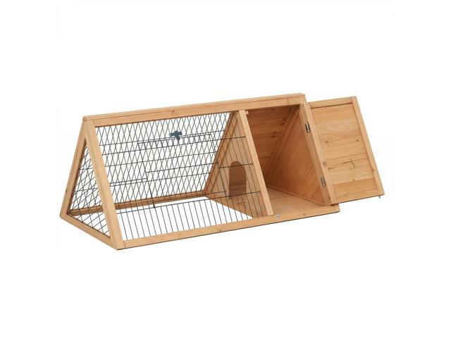 Click here for Aosom Rabbit Hutch Outdoor  Wooden Chicken Coop wi... prices