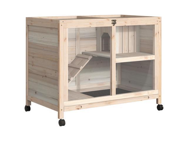 Click here for Aosom Rabbit Hutch with Wheels  Desk and Side Tabl... prices
