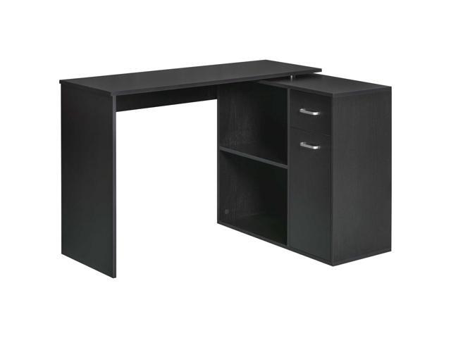Click here for Aosom L Shaped Computer Desk  180Â° Rotating Corne... prices