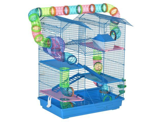 Click here for Aosom 18.5 5 Tier Hamster Cage with Tubes and Tunn... prices
