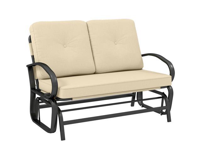 Click here for Aosom Outdoor Glider Bench  2-Person Patio Rocker... prices