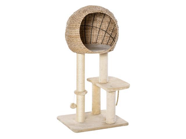 Click here for Aosom Cat Tree with Sisal Scratching Post Condo an... prices