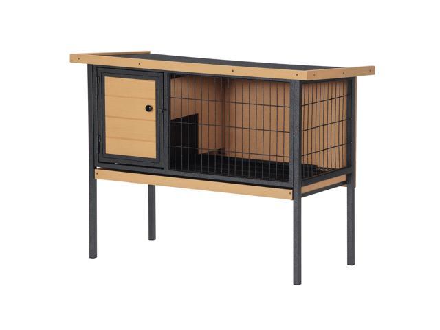 Click here for Aosom Rabbit Hutch Elevated Bunny Cage Small Anima... prices